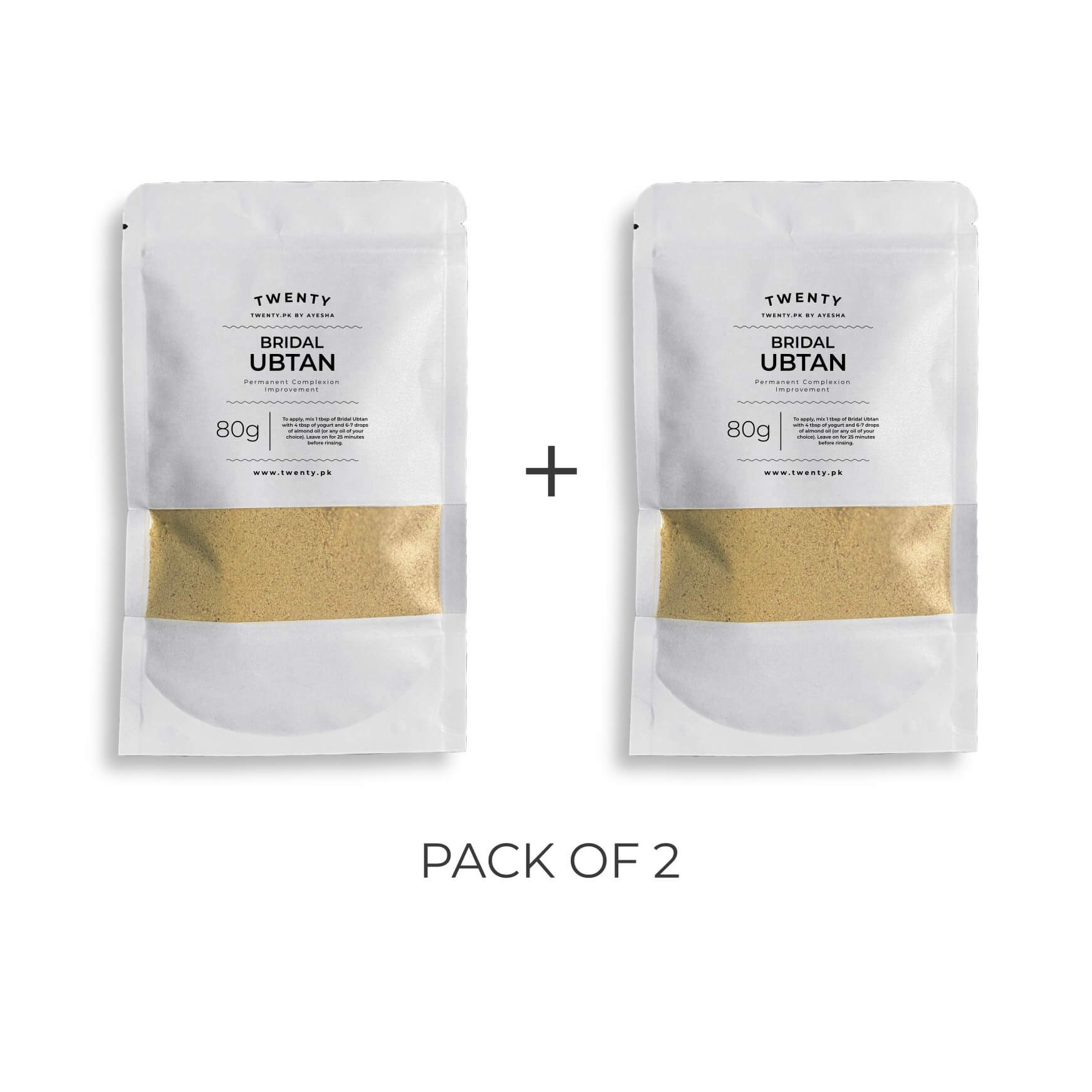 Bridal Ubtan | Pack of 2 – Twenty PK